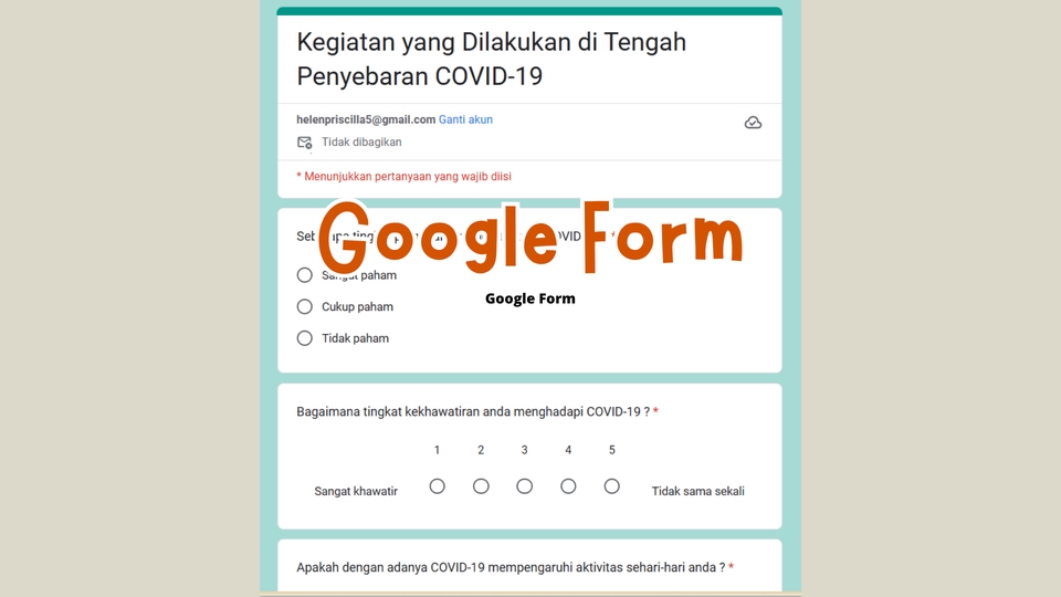 Jasa Pembuatan Google Form