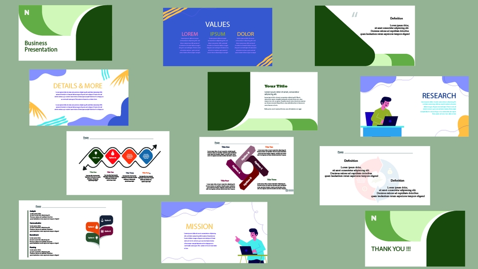 Pembuatan powerpoint Finish dalam 12 jam