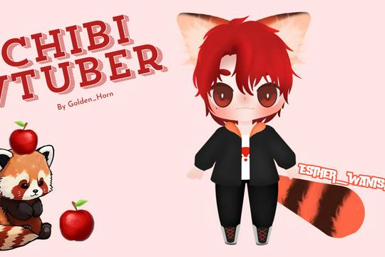 โมเดล Chibi Vtuber