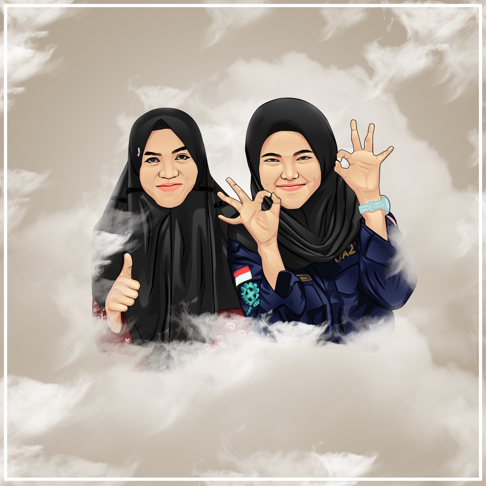 JASA VECTOR POTRAIT SEHARI JADI