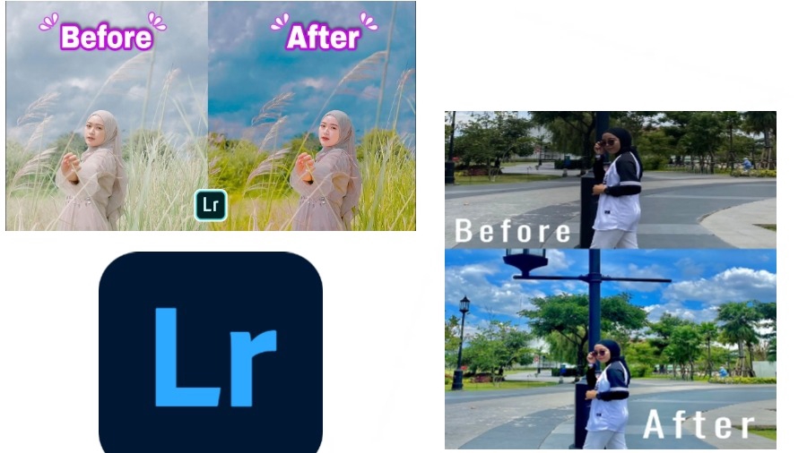 Edit gambar pakai lightroom profesional