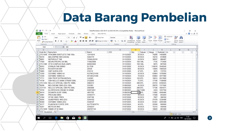 Entry Data Untuk Mempermudah Input Data & Olah Data Microsoft Excel