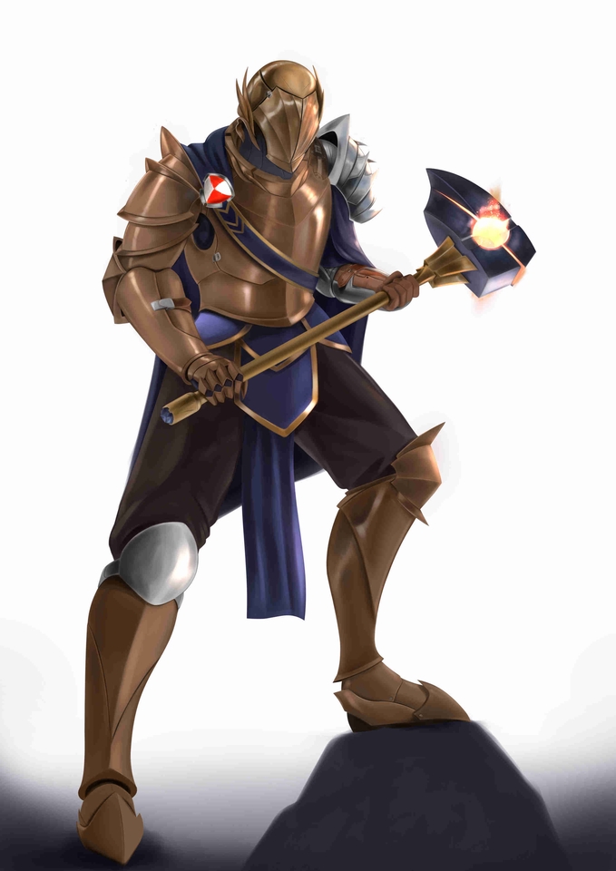 รับออกแบบคาแรคเตอร์ แนว Video Game, Fantasy, Sci-fi แบบ Sami-Realistic