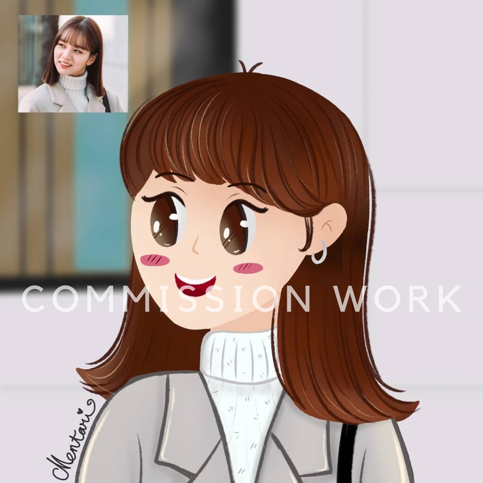 Ilustrasi karakter kartun custom