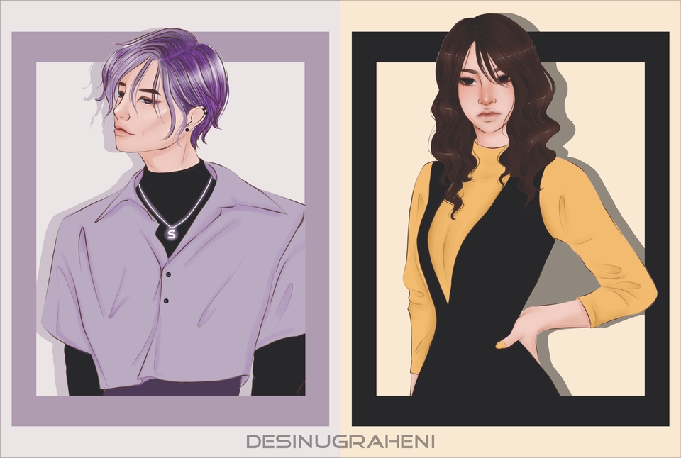 Digital Illustration In 3 Styles