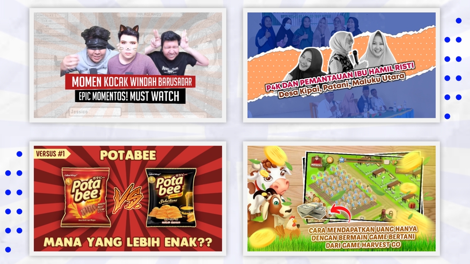 Jasa desain thumbnail video untuk YouTube, Twitch