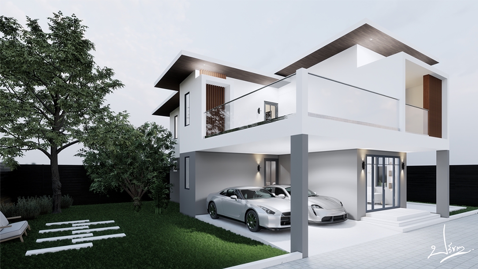 รับออกแบบ 3D perspective Render