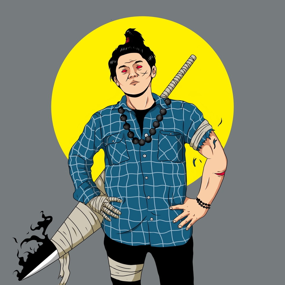 menerima jasa karakter orang , vector / ilustrasi