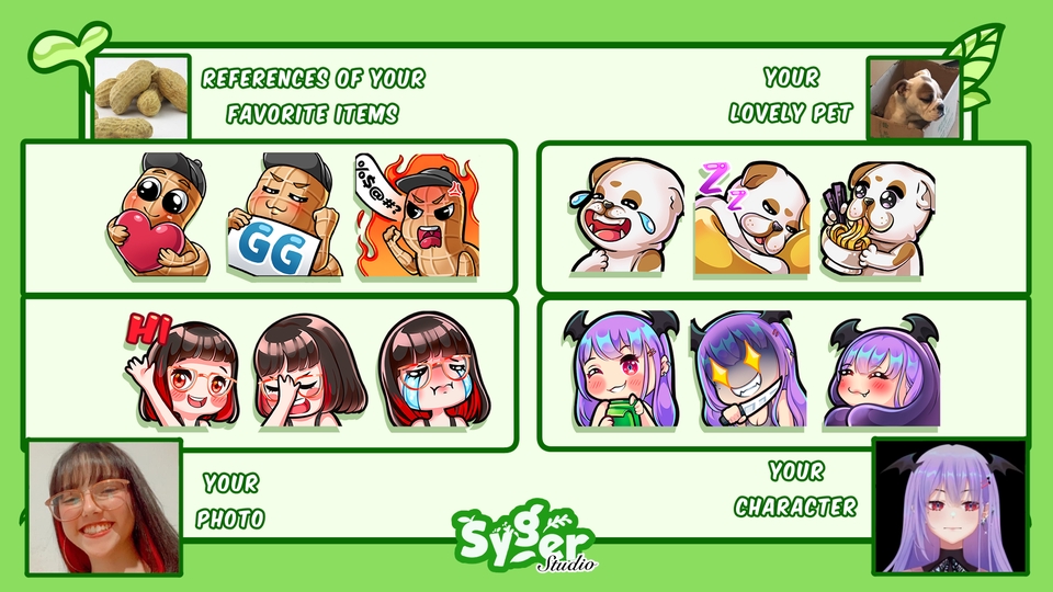 Emote Sticker Chibi Membership Buat Youtube ,Twitch dan Discord