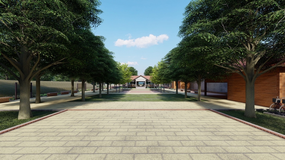 รับงาน 3D Perspective Landscape