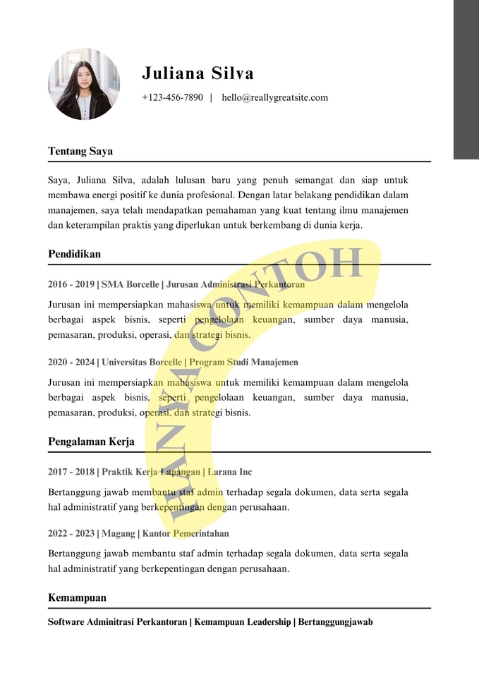 Bikin CV Kreatif & Profesional yang Dilirik HRD + Free Template!