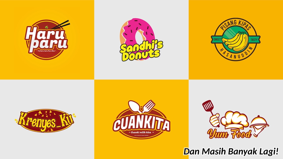 Design Logo Product Makanan, Minuman kekinian, Restoran & Cafe, Olshop ...