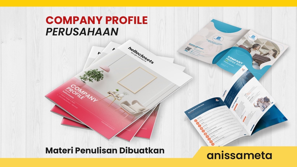 Desain Company Profile / Portofolio Perusahaan / Buku Perusahaan