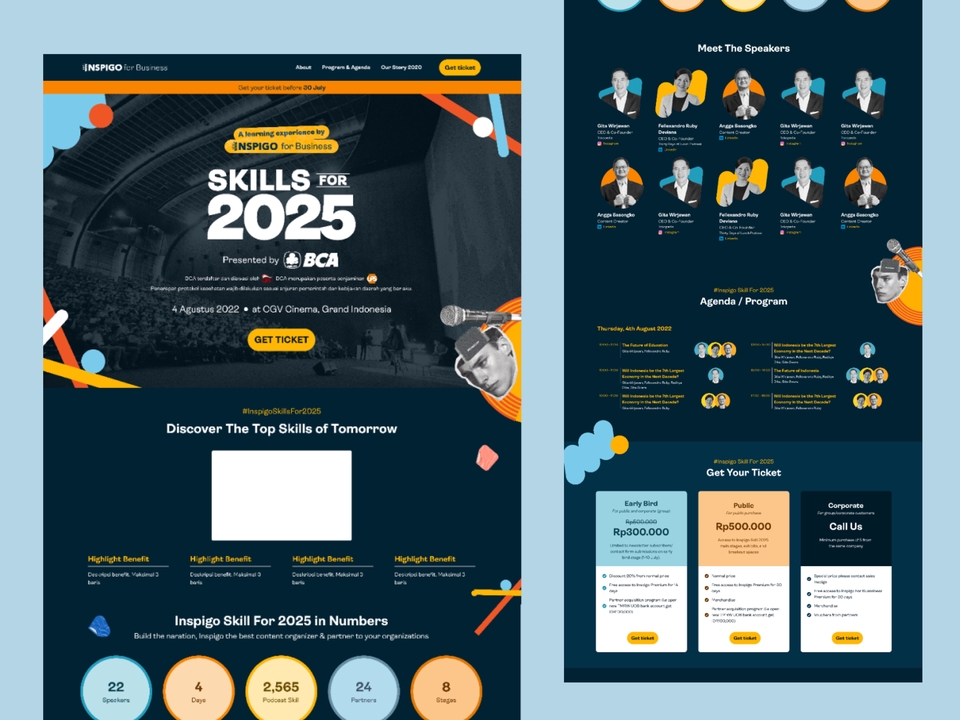 Pembuatan Desain Website/Landing Page dan Mobile App