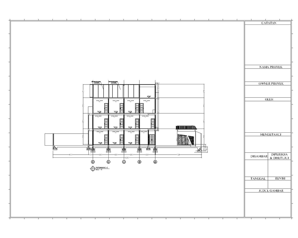 Jasa Design Bangunan Rumah Tinggal, Ruko, Kost Dan lainnya, 2 Dimensi ...