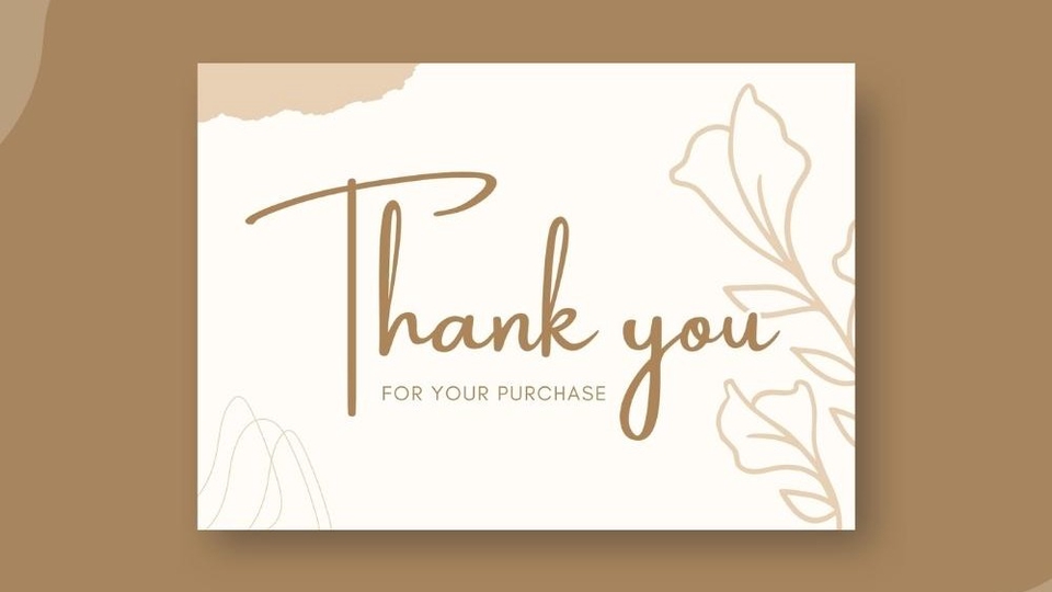Thank You Card Template