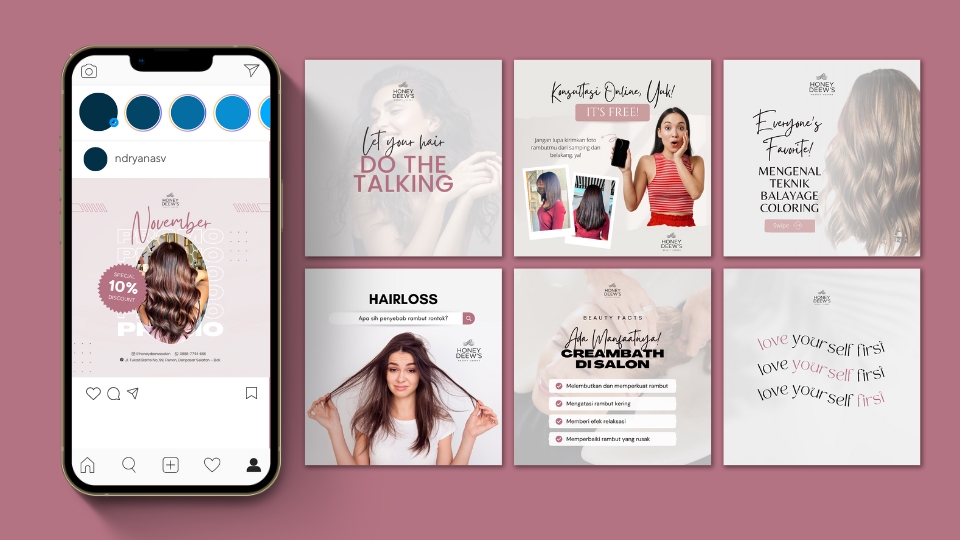 Ide Desain Copywriting Post Feed Story Instagram Facebook