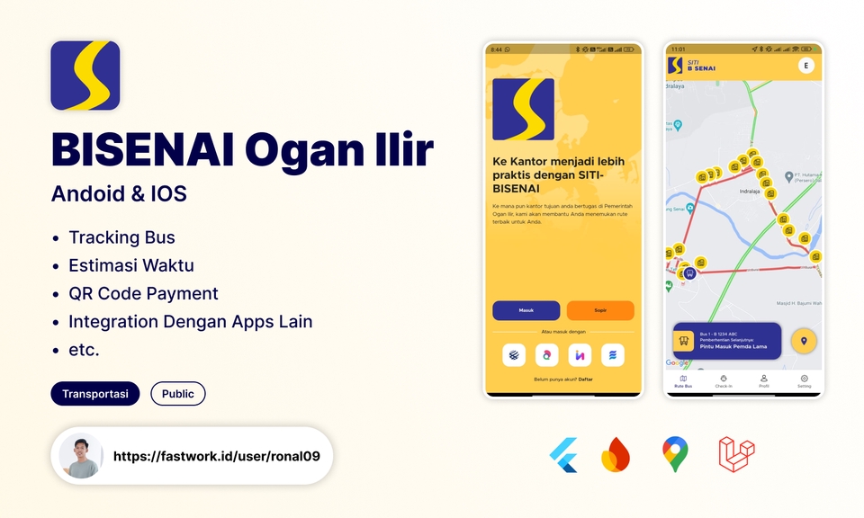 Pembuatan Aplikasi Mobile Android & IOS - Full Custom