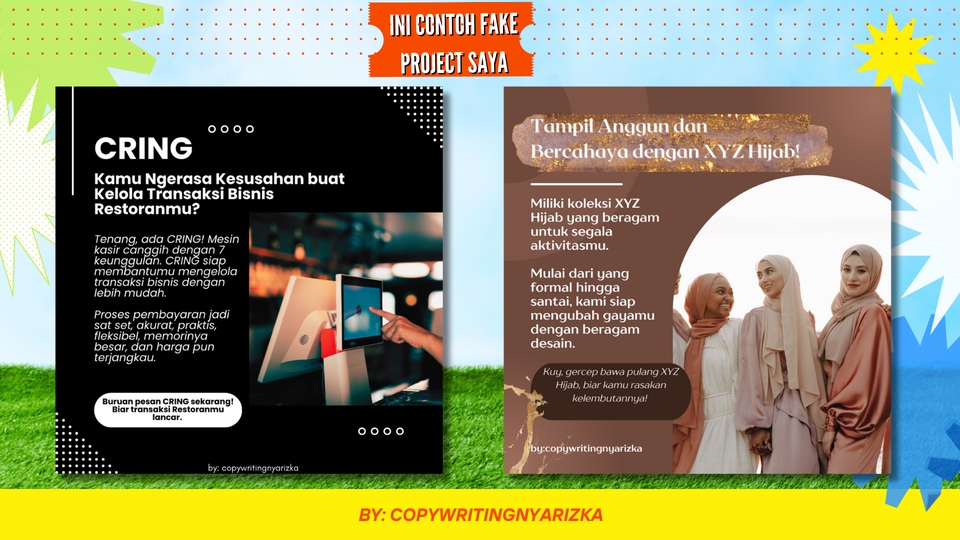 Jasa Copywriting Iklan Produk/Jasa | Caption Ads di Media Sosial