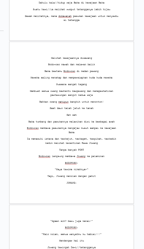 Script Writing (Youtube, IG Reels)