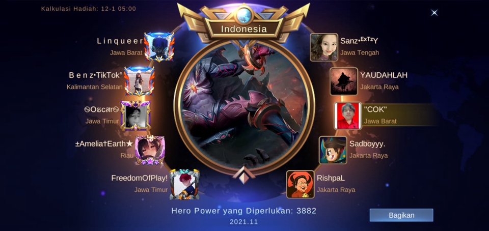 JOKI MOBILE LEGEND (ML) ALL EVENT