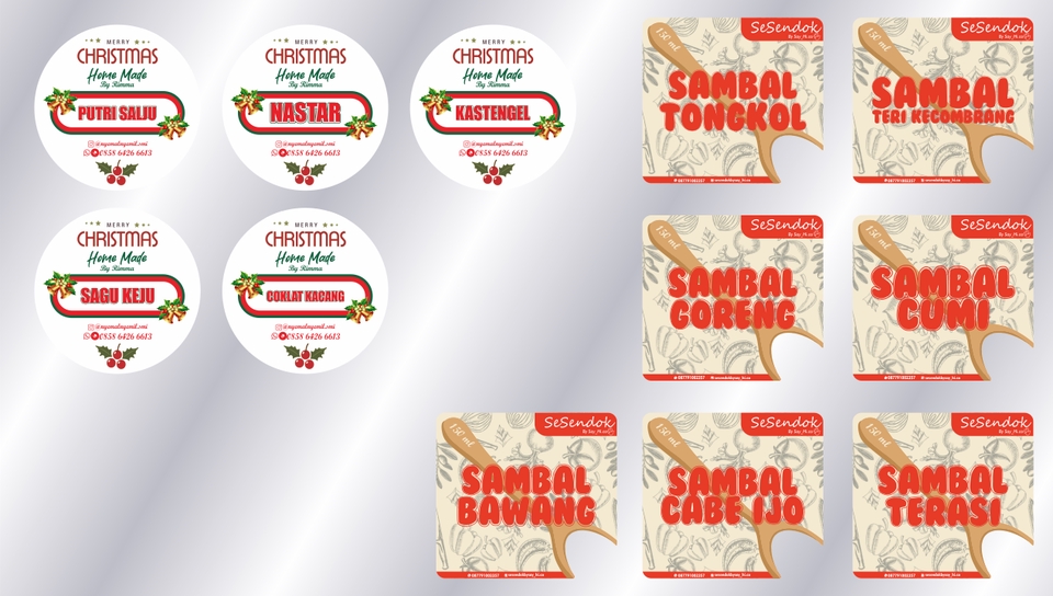 Desain Label Makanan Minuman