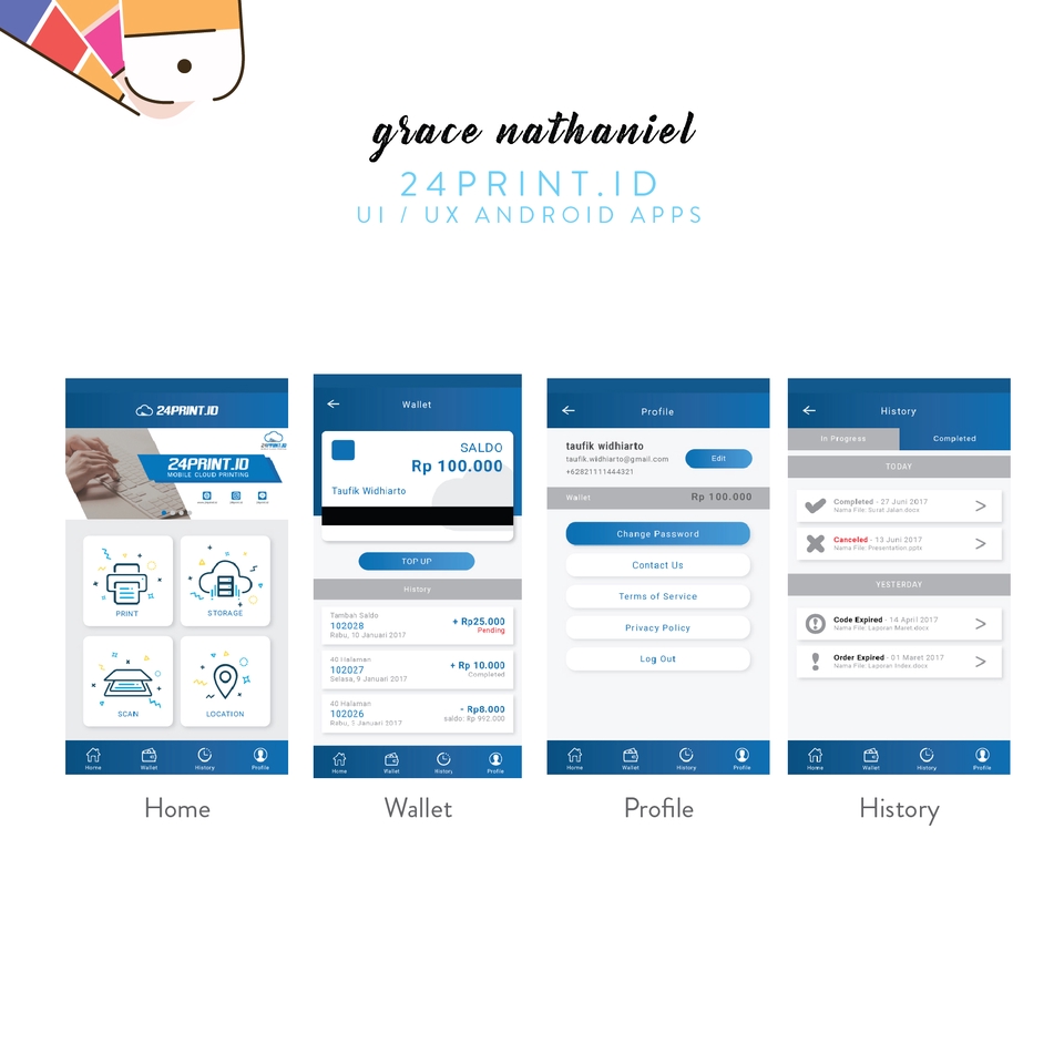 Design UI UX for Website, Apps, & Vending Machine
