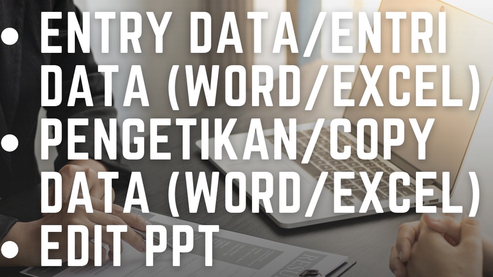 Menerima Jasa Entri Data/Pengetikan/Copy data sesuai permintaan client.