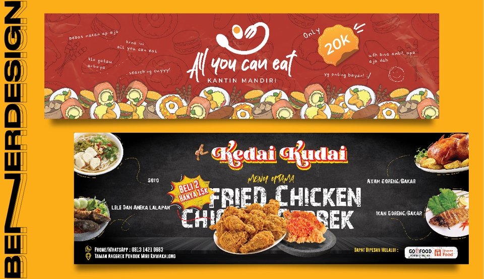 PRO JASA DESIGN BANNER, FLYER, BROSUR DLL. (1 HARI JADI) Kualitas ...