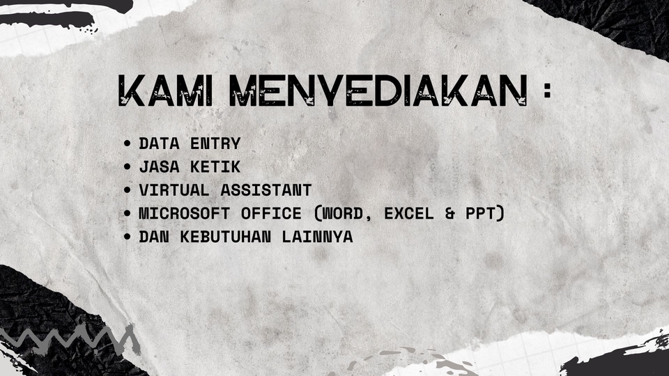 Entri Data Profesional untuk Tugas Administrasi & Bisnis Anda