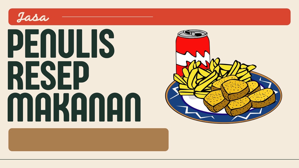 Desain dan penulisan resep makanan atau minuman