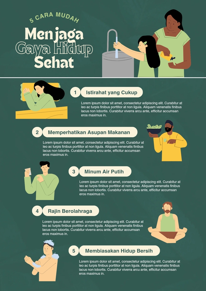 Pembuatan Infografis Bebas Request 30 Menit Jadi