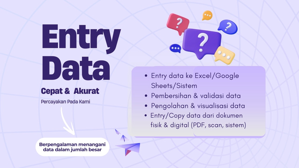 Butuh Jasa Entry Data? Mari Bekerja Sama | Hasil Terjamin, Pengerjaan Cepat!