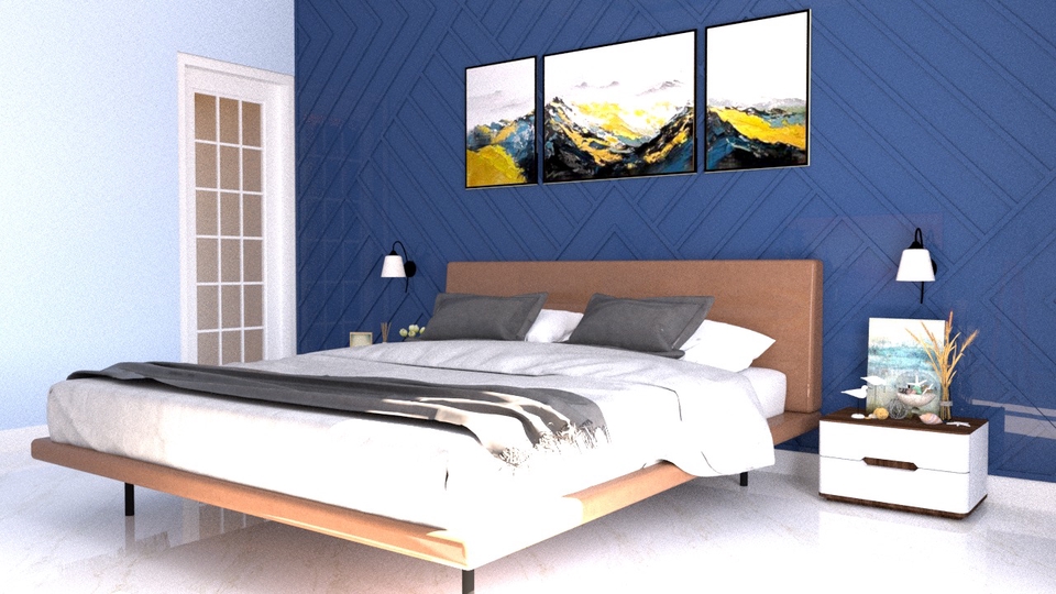 Desain DED, interior dan eksterior dan RAB