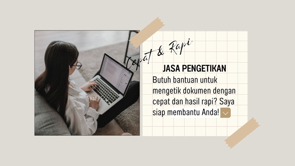 Jasa Pengetikan Dokumen Cepat dan Rapi (Word, PDF, Excel)