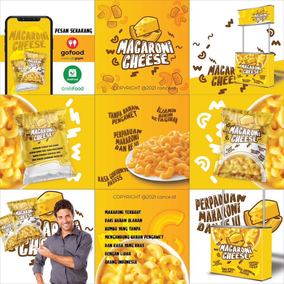 Desain Postingan Feed Sosial Media