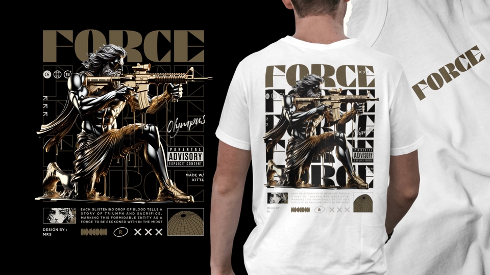 DESAIN KAOS / T-SHIRT, HOODIE, CREWNECK CUSTOM ART WORK UNLIMITED REVISI