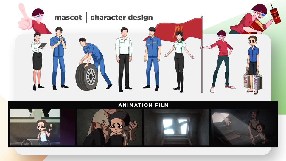 ออกแบบ กราฟิก หลายประเภท | Ads, Banner, Poster, Mascot, Character ...