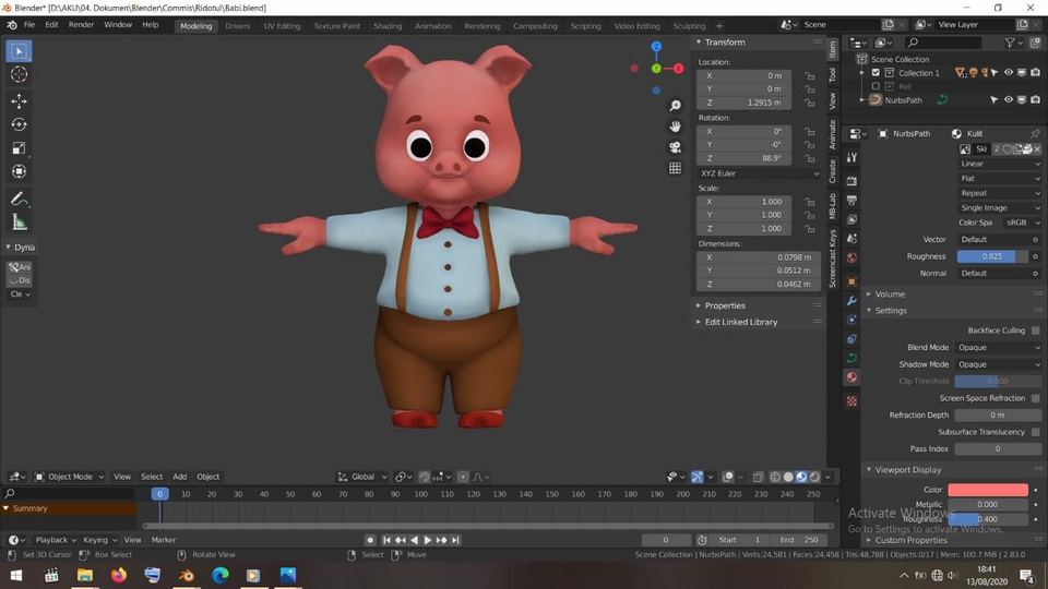 3D Modeling Aset dan Karakter dengan Blender
