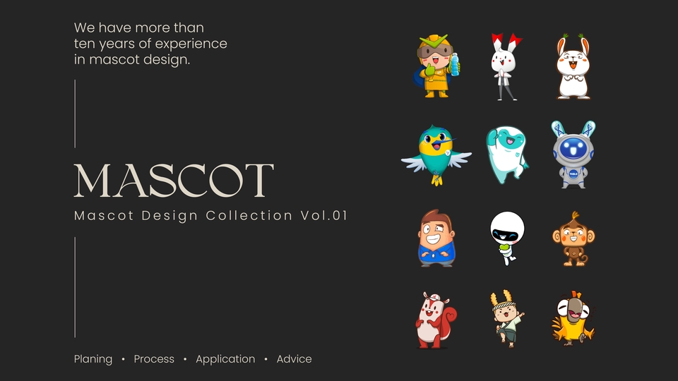 ออกแบบ MASCOT คุณภาพสูง ด้วยประสบการณ์มากกว่า 10 ปี