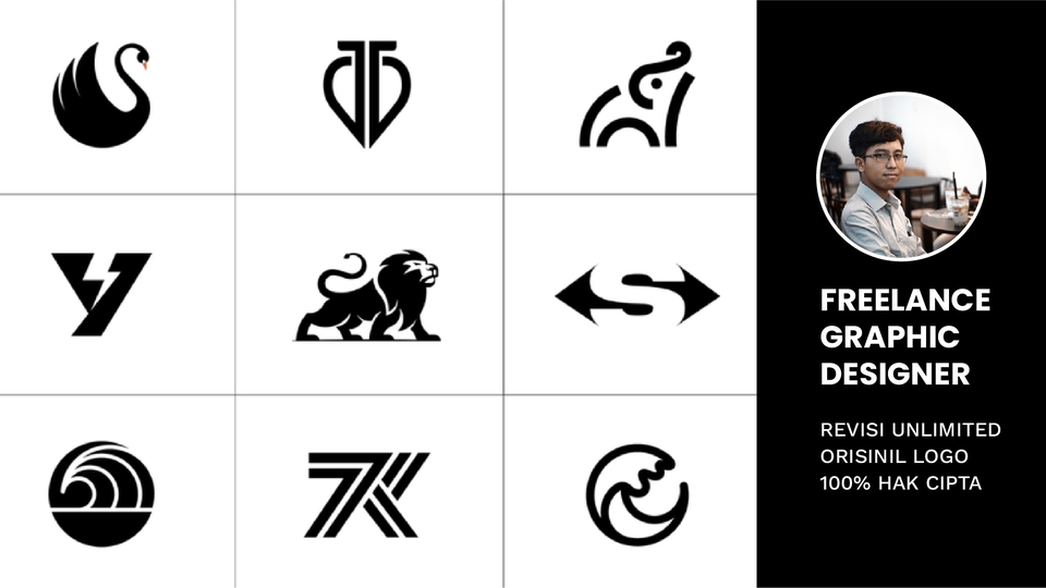 DESAIN LOGO MINIMALIS, MODERN, KEREN DAN KEKINIAN-REVISI BEBAS