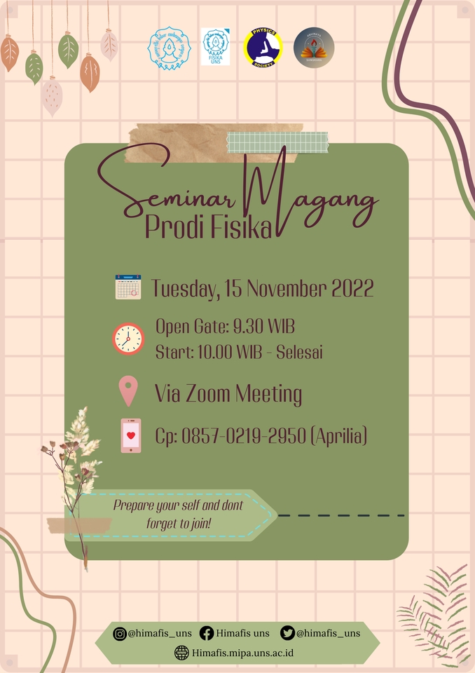 Design Banner atau Pamflet Acara