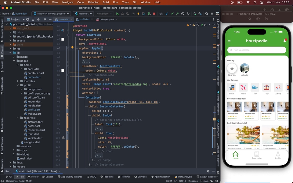 Flutter Developer (Android, Ios, Web)