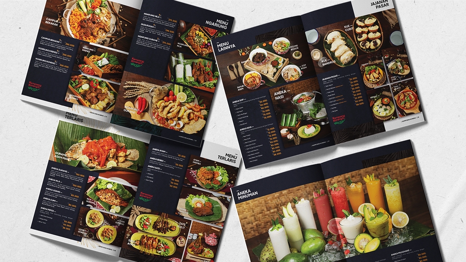 [TERMURAH] Desain Menu Makanan, Poster, dan Banner