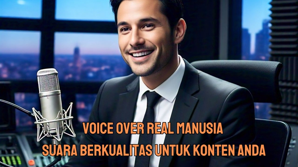Jasa Voice Over Profesional Real Manusia untuk Video, Iklan, & Konten
