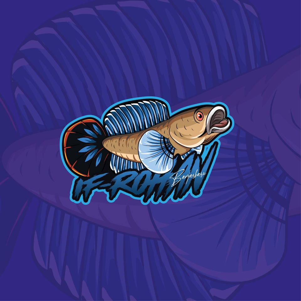 saya akan membuat logo Channa atau Aquatic untuk anda - Yorsha