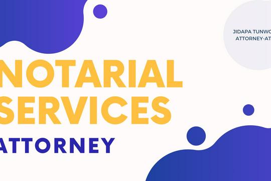 Notarial Service Attorney