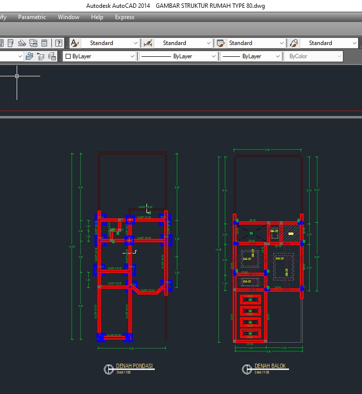 GAMBAR KERJA AUTOCAD, IMB SELESAI 1-2 HARI
