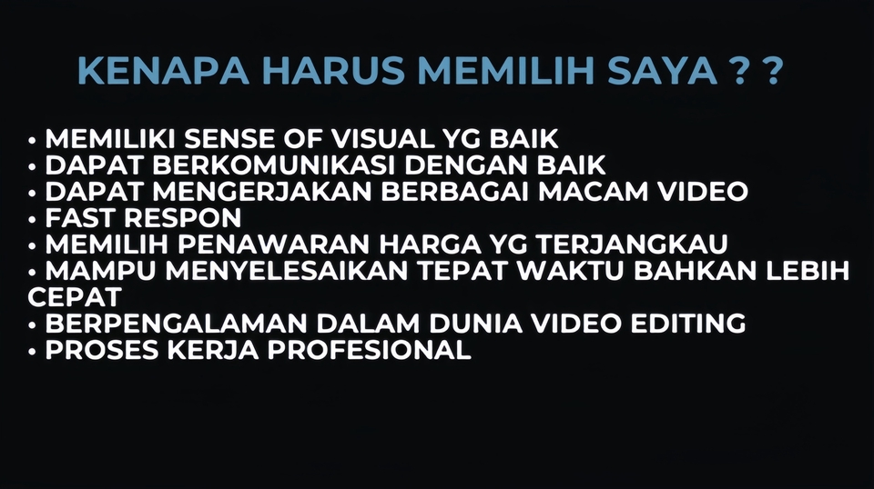 VIDEO EDITOR PROFESIONAL, CEPAT SATU HARI JADI !!!, MURAH DAN BISA ...