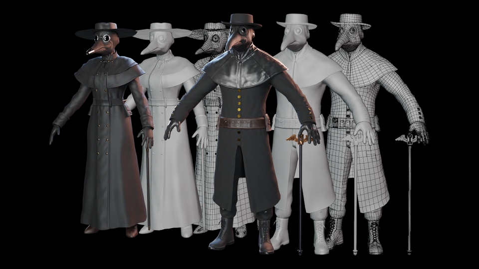 Animasi karakter untuk game assets